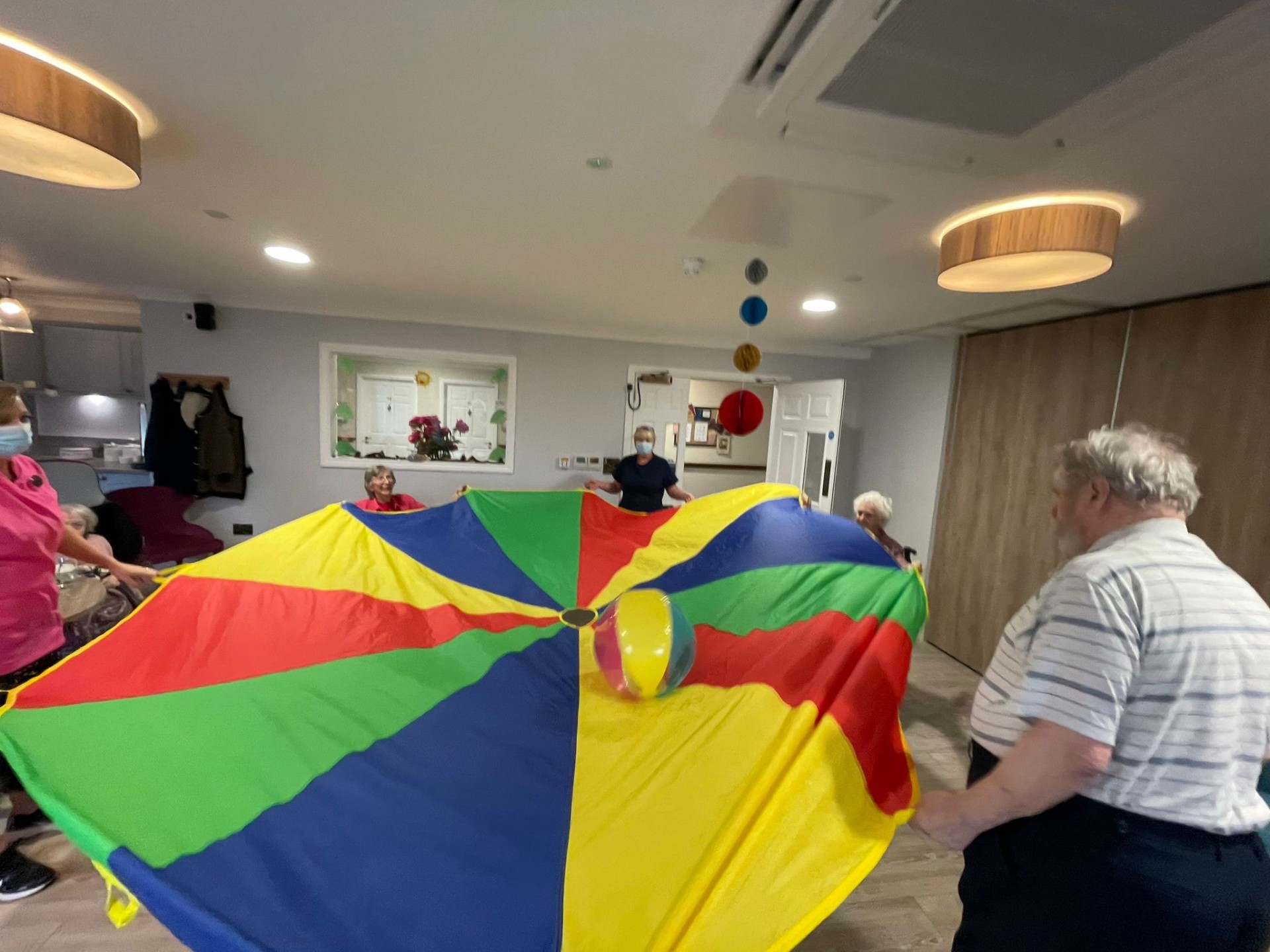 Parachute Exercise! - Dormy Care Communities