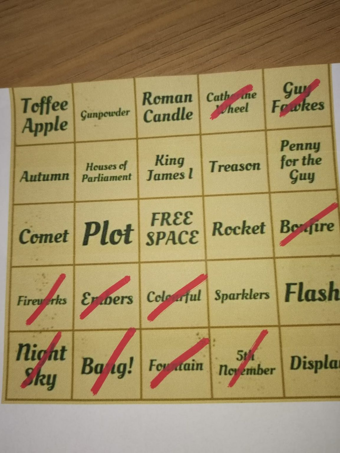 Bonfire Bingo! - Dormy Care