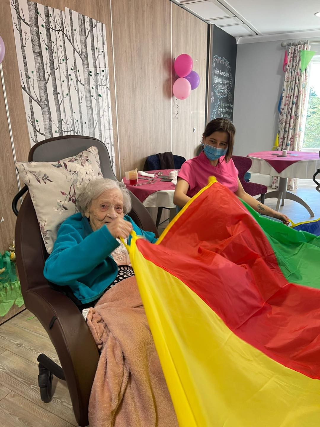Parachute Exercise - Dormy Care