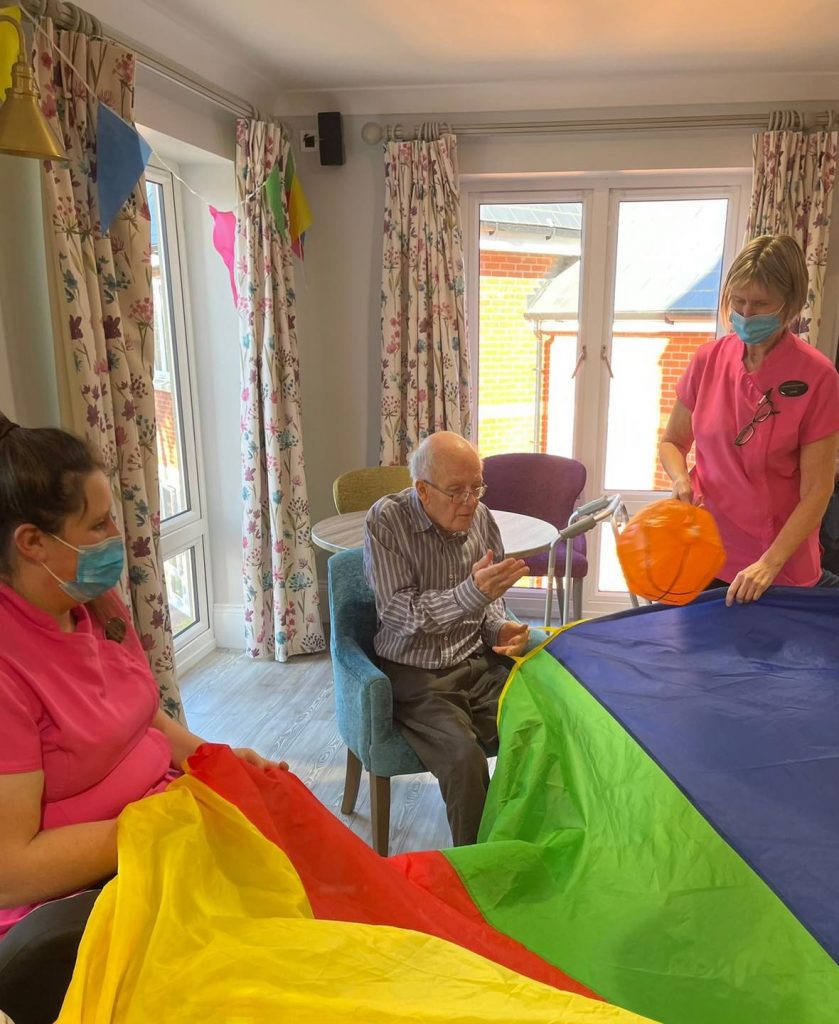 Parachute Exercise - Dormy Care