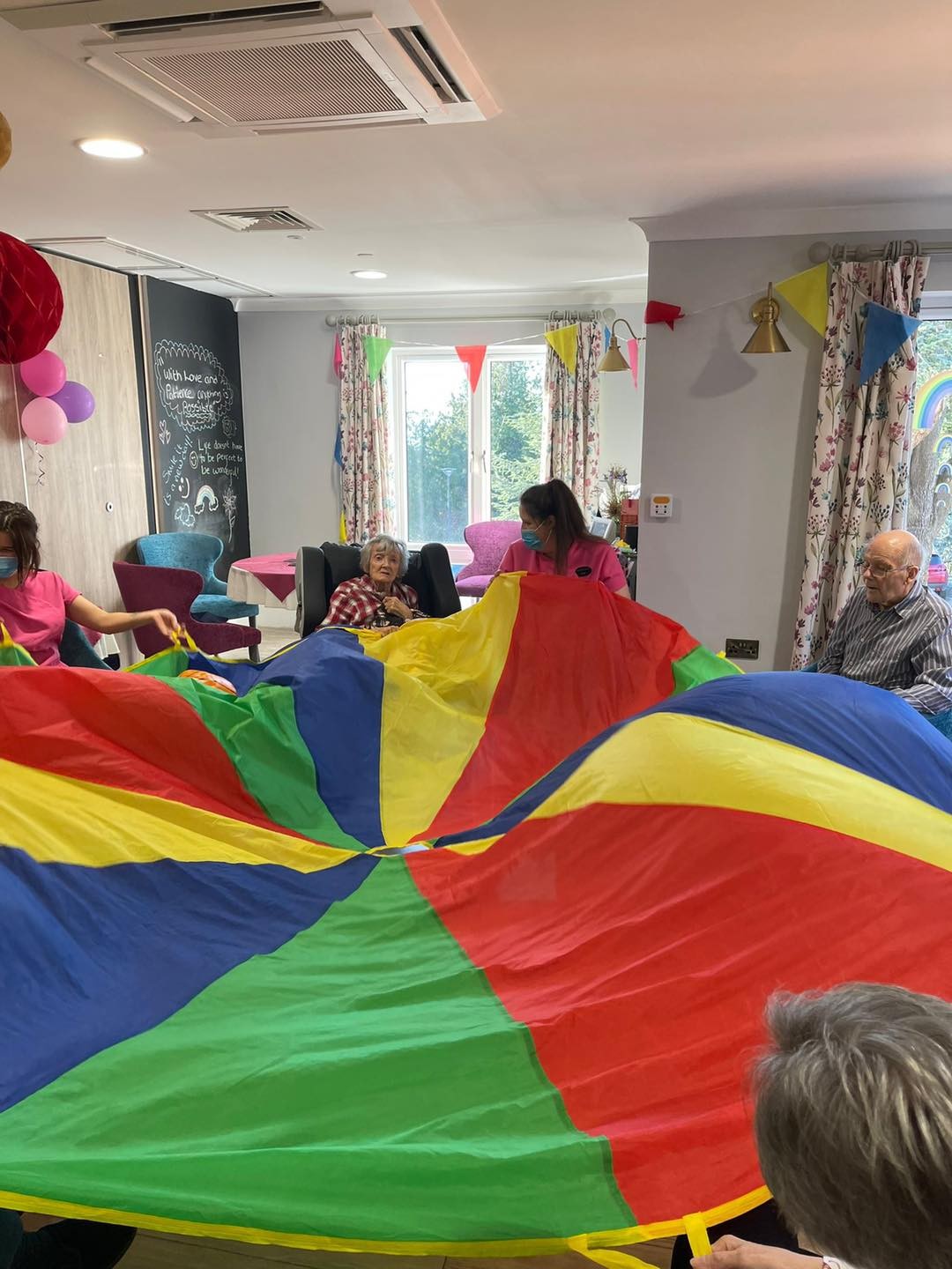 Parachute Exercise - Dormy Care