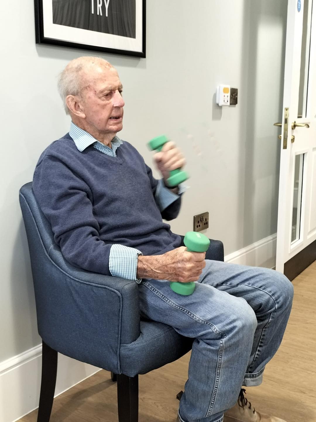Robert's Gym Dedication - Dormy Care