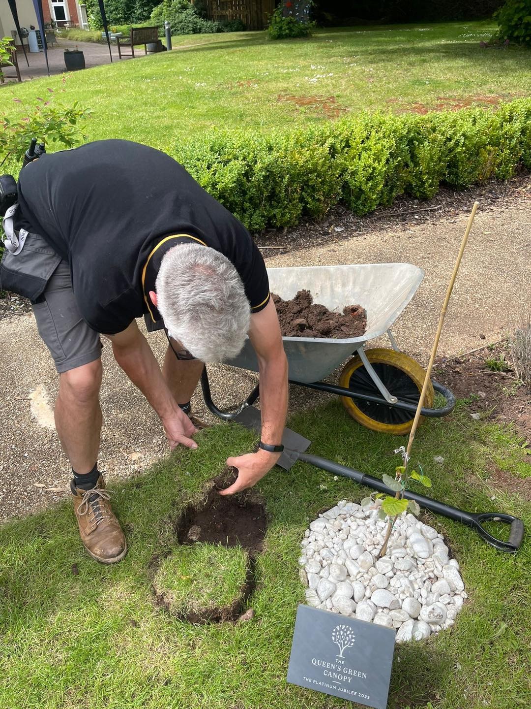 Planting our Jubilee Tree - Dormy Care