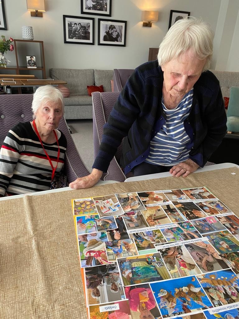 Making a Collage - Dormy Care