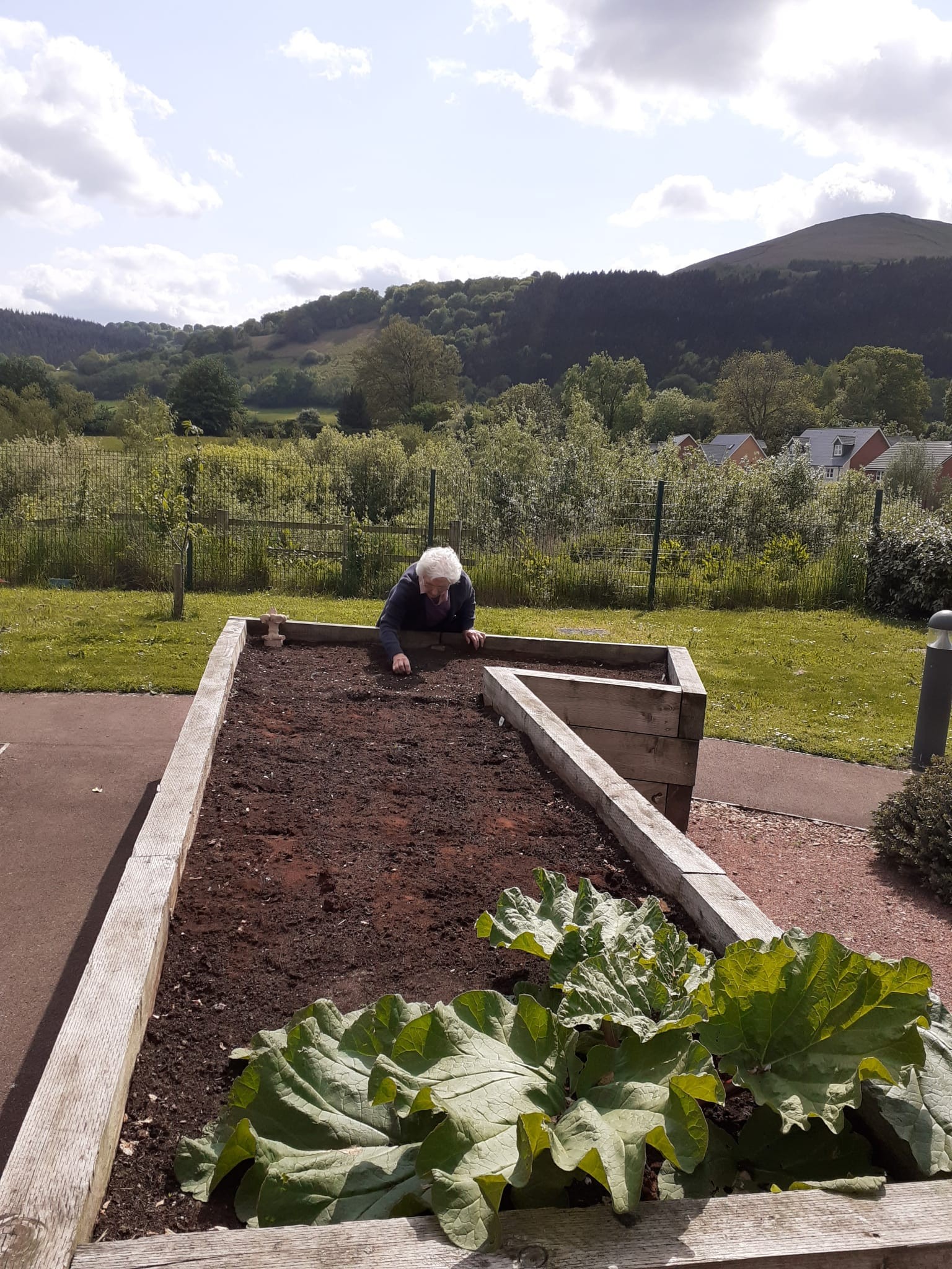 Working hard in the garden - Dormy Care